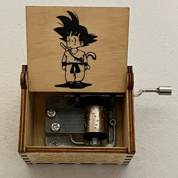 Unbranded | Other | Dragonball Goku Monkey Tail Wooden Hand Crank Music ...